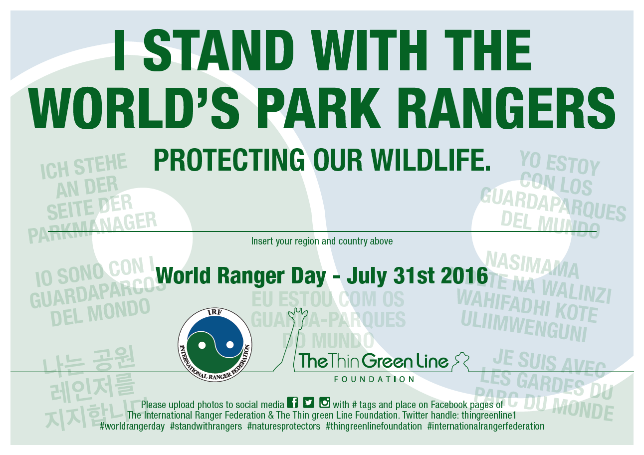 Do you stand with rangers on World Ranger Day? - EUROPARC Federation