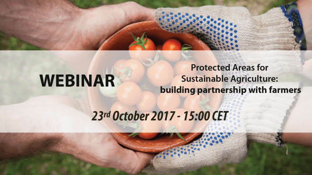 Webinar: Protected Areas for Sustainable Agriculture - building ...