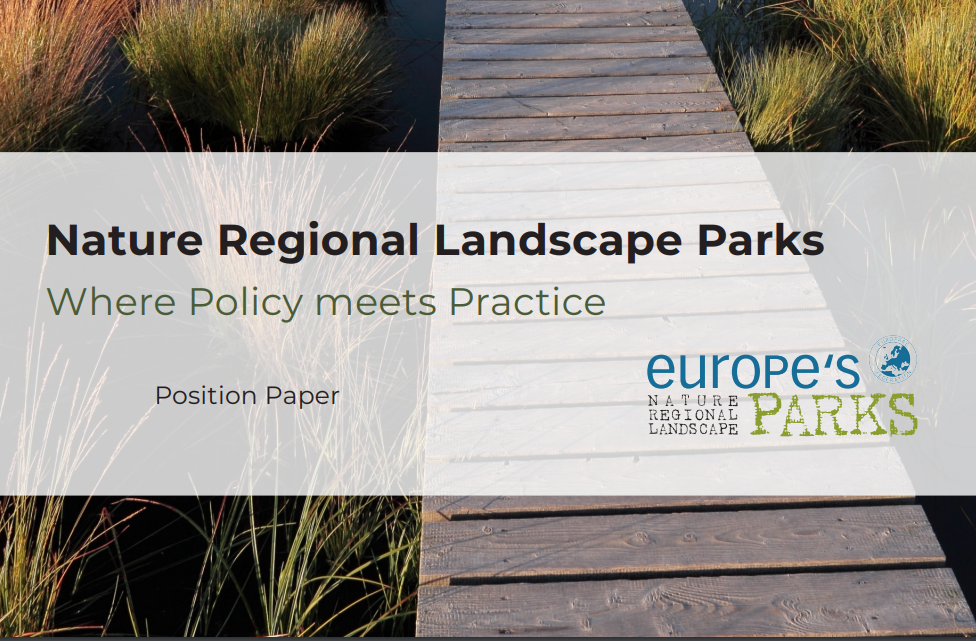 NEW: Nature Regional Landscape Parks - Where Policy meets Pratice ...