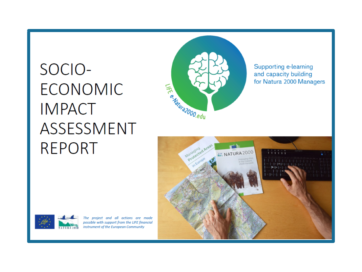 LIFE E Natura2000 edu Socio economic Impact Assessment Report LIFE E Natura2000 edu Socio economic Impact Assessment Report