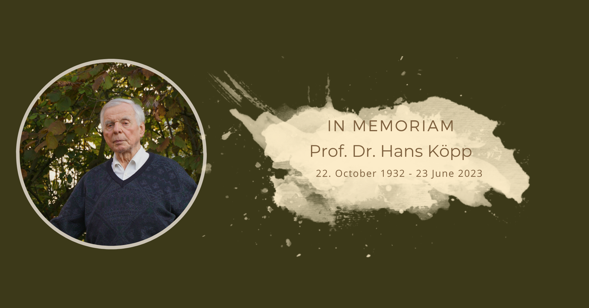 End of an era - in memoriam Prof. Dr. Hans Köpp - EUROPARC Federation