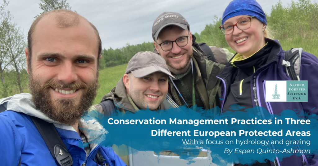 Hydrology and Grazing practices in 3 different Protected Areas ...