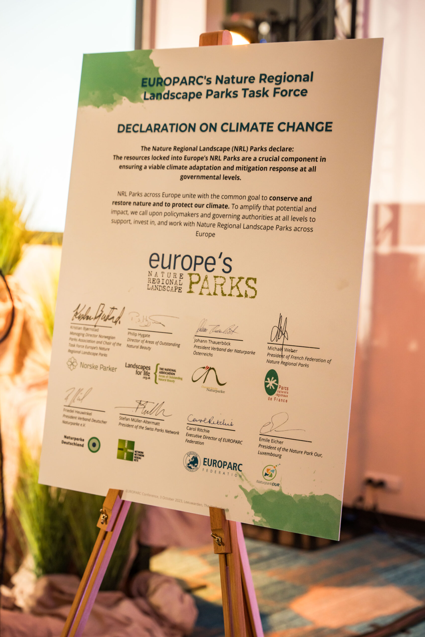New Declaration: Europe's Nature Regional Landscape Parks unite for ...